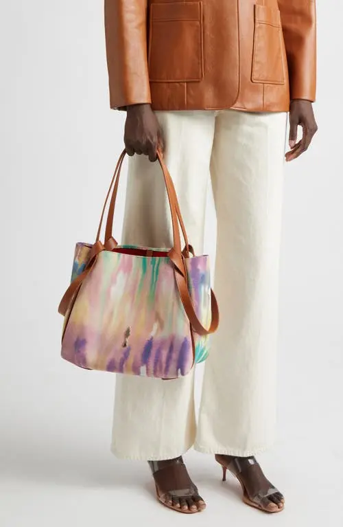 CHRISTIAN LOUBOUTIN Small Bettina Tie Dye Canvas Tote
