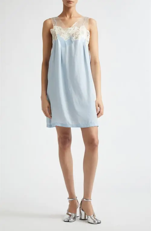 MAISON MARGIELA Taped Mini Slipdress - Light Blue