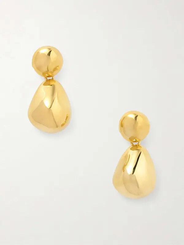 Phoebe Philo Pebble -plated Sterling Silver Earrings