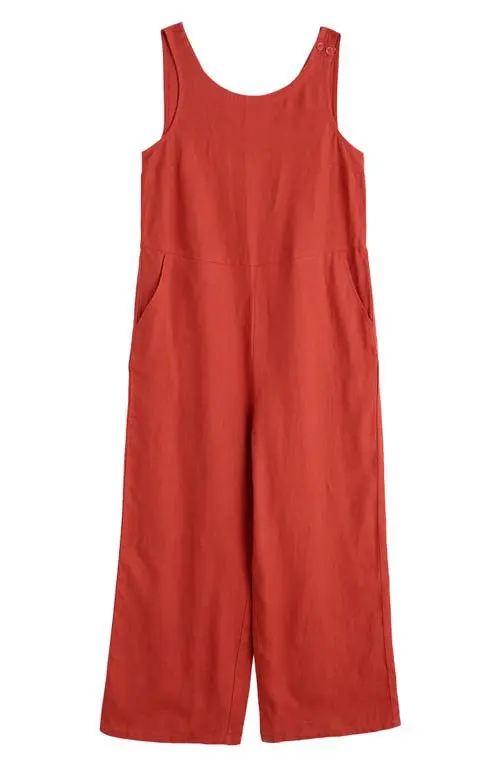 SEASALT CORNWALL Salt Air Wide Leg Linen Jumpsuit