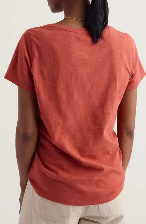 SEASALT CORNWALL Organic Cotton V-neck T-shirt