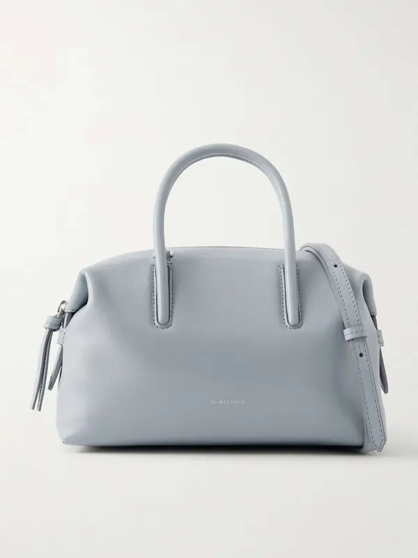 DEMELLIER The Stockholm Small Leather Shoulder Bag - Light Blue