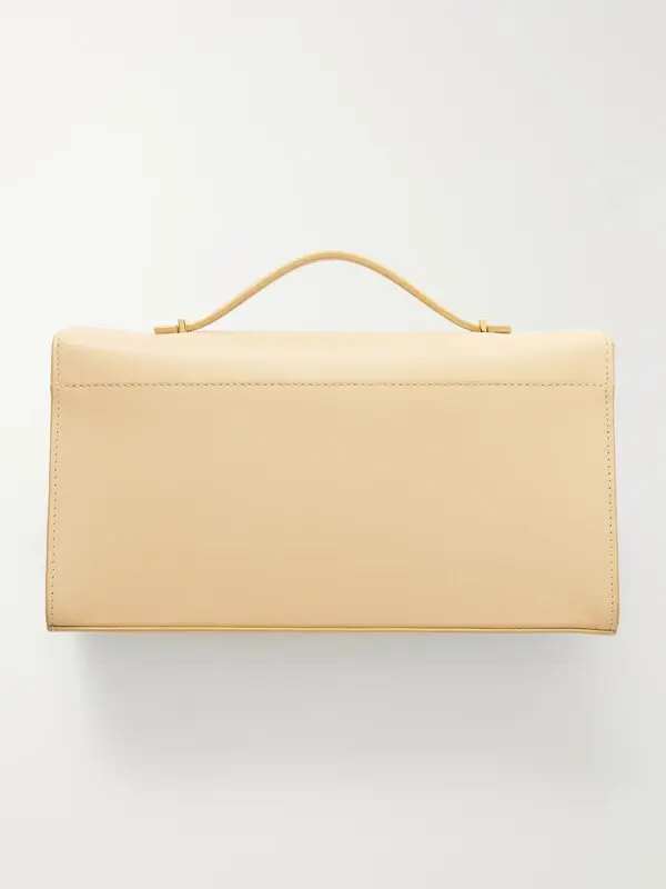 DEMELLIER The Vancouver Leather Clutch - Neutrals