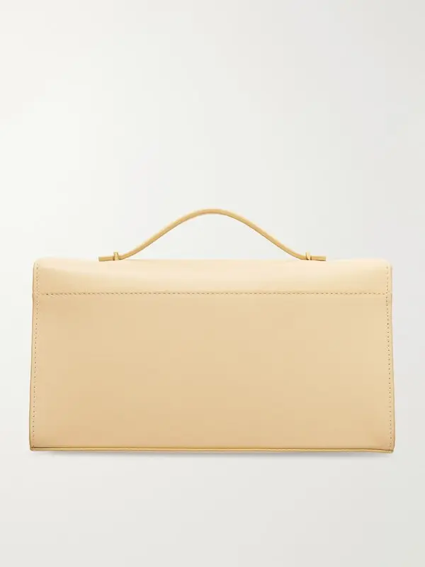 DEMELLIER The Vancouver Leather Clutch - Neutrals