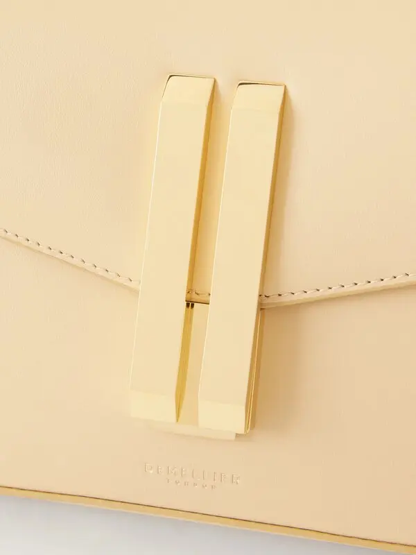 DEMELLIER The Vancouver Leather Clutch - Neutrals