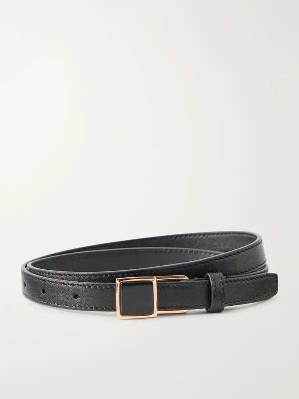 Gabriela Hearst Nina Leather Belt - Black