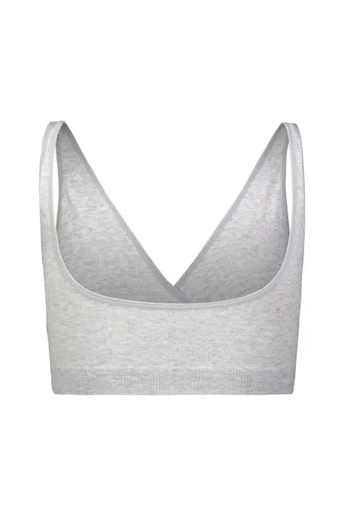 BRABAR Cotton Stretch Rib U-back Sports Bralette