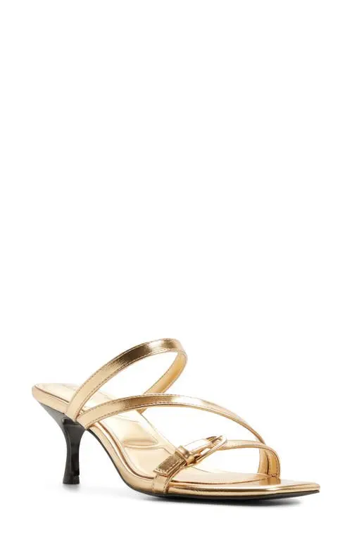 Aldo Cityverse Slide Sandal - Gold