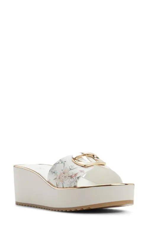 Aldo Menhaden Platform Wedge Slide Sandal