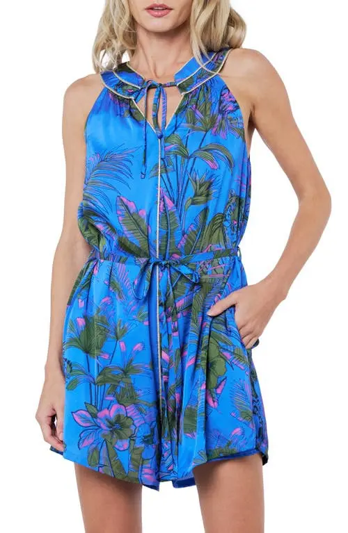 CIEBON Stace Tropical Floral Print Romper