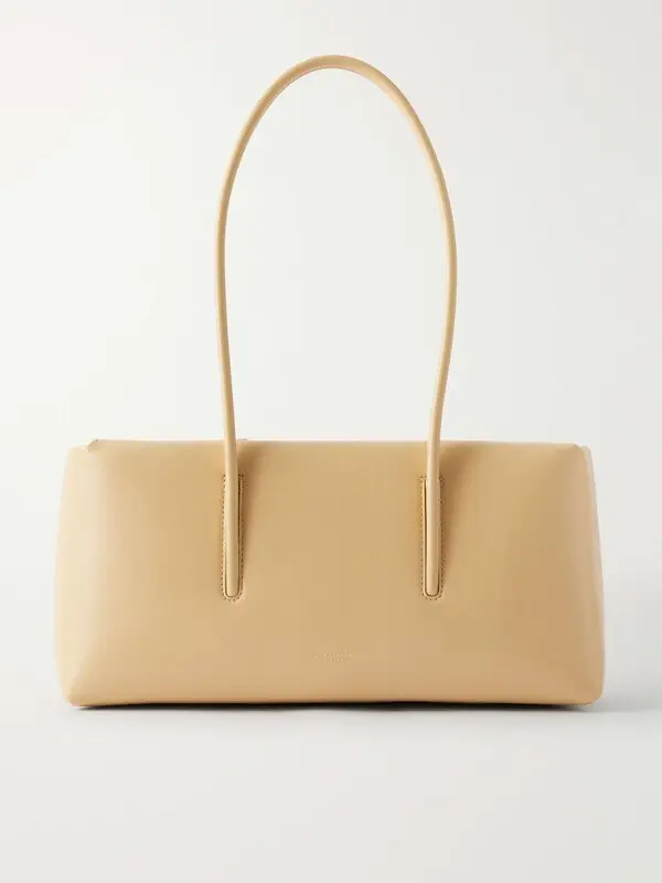 DEMELLIER The Stockholm Full Grain Leather Shoulder Bag - Neutral