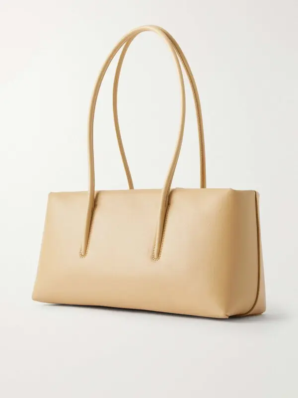 DEMELLIER The Stockholm Full Grain Leather Shoulder Bag - Neutral