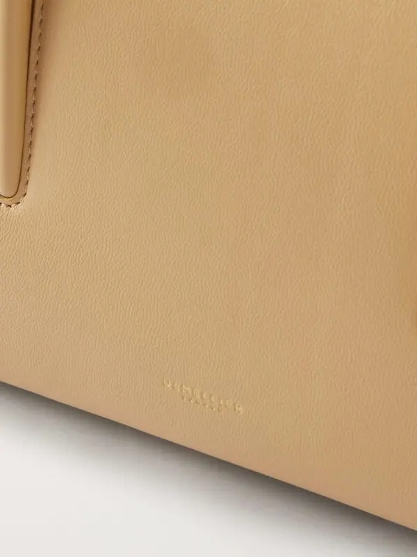 DEMELLIER The Stockholm Full Grain Leather Shoulder Bag - Neutral
