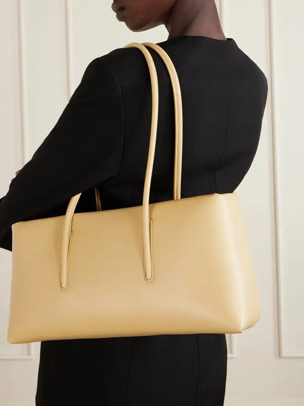 DEMELLIER The Stockholm Leather Shoulder Bag - Neutrals