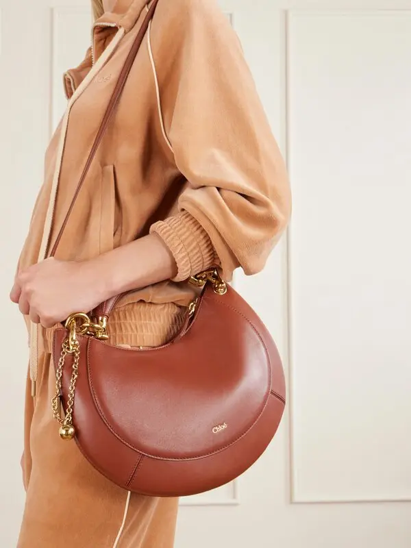 Chloé Banana Shoulder Bag - Brown