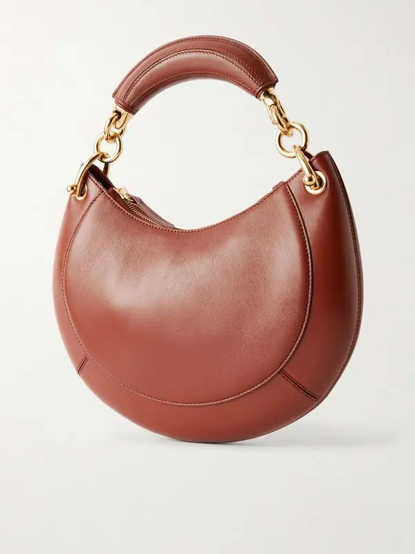 Chloé Banana Leather Shoulder Bag - Tan
