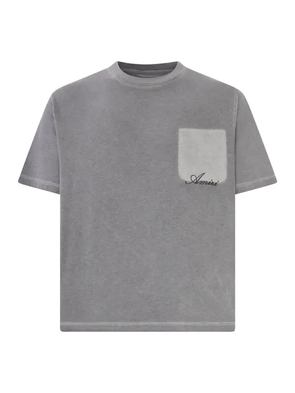 Amiri Cotton T-shirt With Front Logo