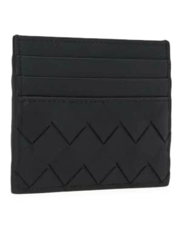 Bottega Veneta Card Holder In Intrecciato Vn - Multicolor