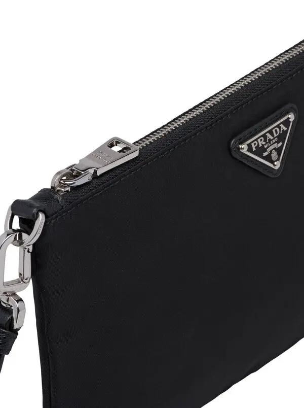 Prada Re-nylon And Saffiano Pouch