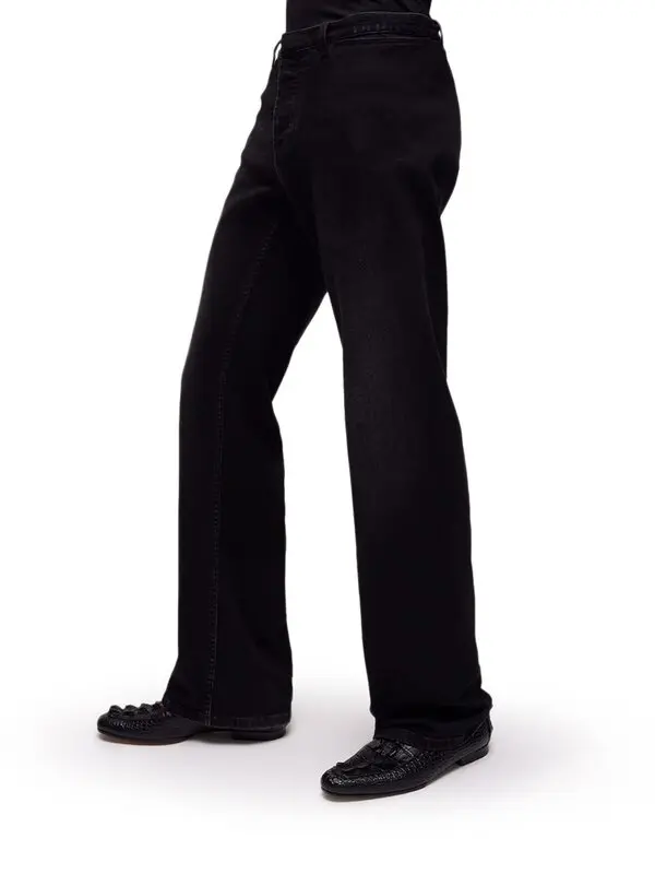 Gucci Stretch Cotton Denim Trousers - Black