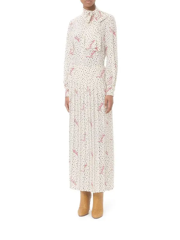 Valentino Garavani Silk Crepe De Chine Polka Dot Shirt - Multicolor