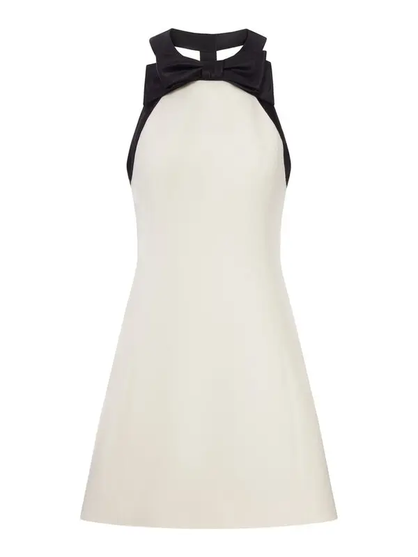 Valentino Garavani Crepe Couture Halterneck Dress - Multicolor