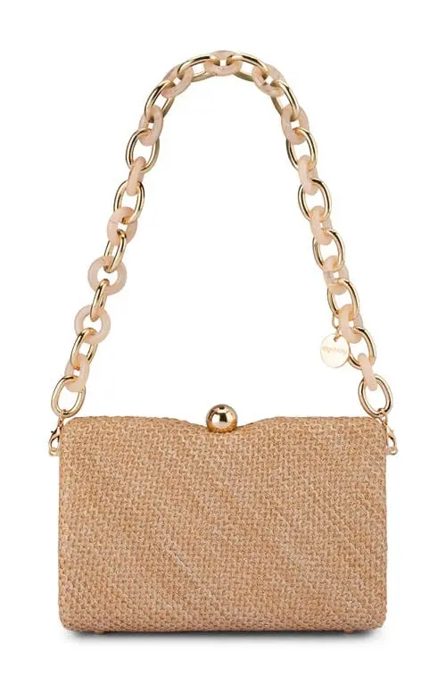 OLGA BERG Birdie Woven Clutch