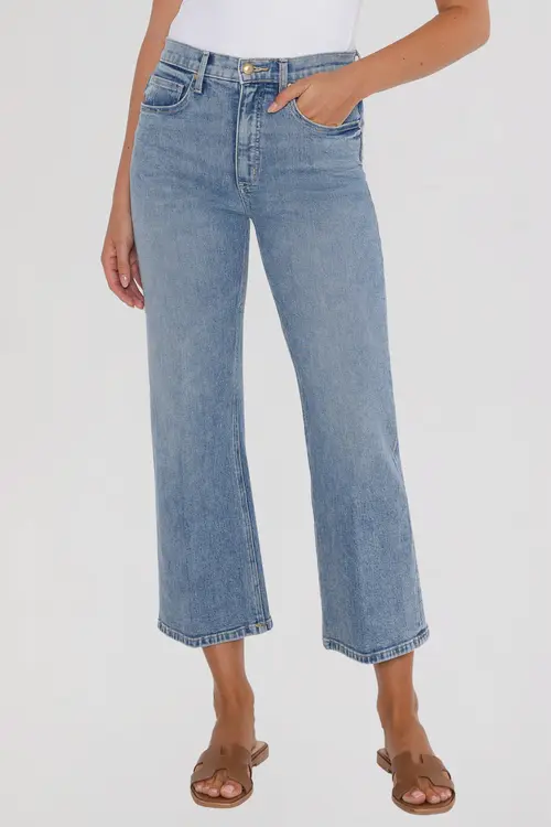 RUDES DENIM The Adelle Pant By - Bleu Ciel