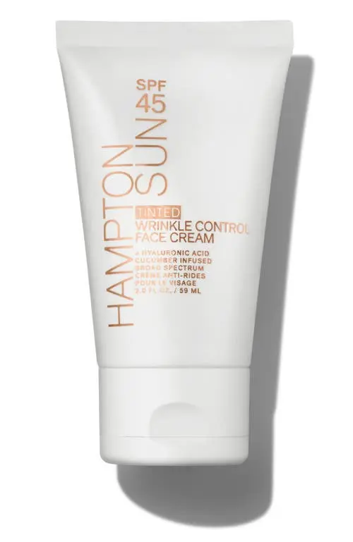HAMPTON SUN Tinted Spf 45 Wrinkle Control Face Cream 2 Oz - None