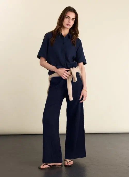 BAUKJEN Mahalia Relaxed Cheesecloth Shirt