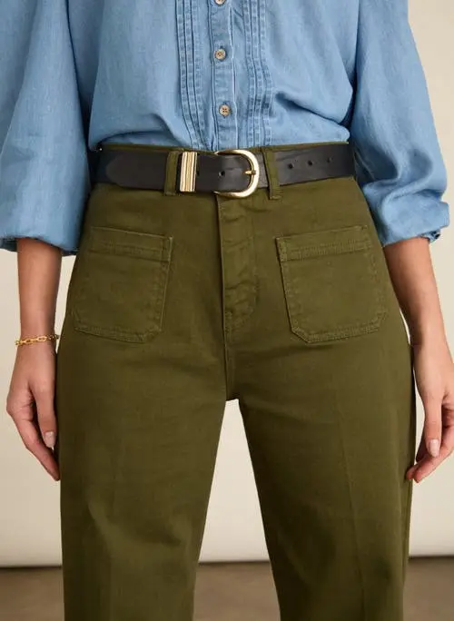BAUKJEN Robyn Denim Wide-leg Stretch Jeans