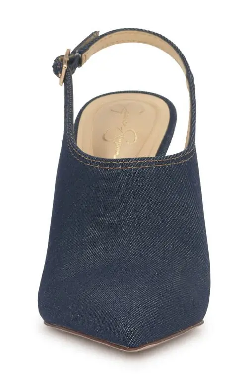 Jessica Simpson Pavie Slingback Pump - Indigo
