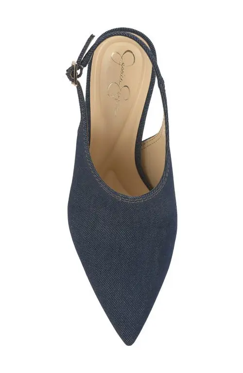 Jessica Simpson Pavie Slingback Pump - Indigo