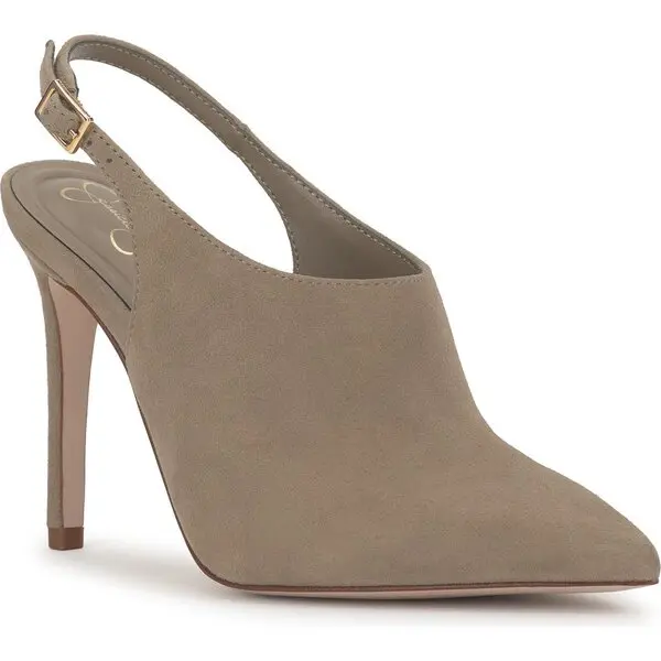 Jessica Simpson Pavie Slingback Pump - Light Grey