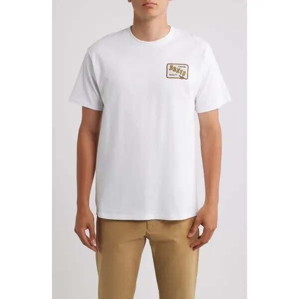 Brixton Emery Graphic T-shirt - White