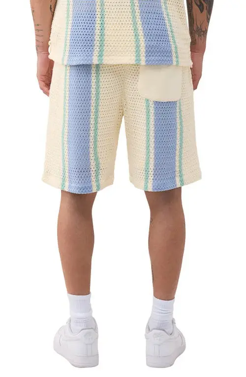 True Religion Striped Knit Shorts