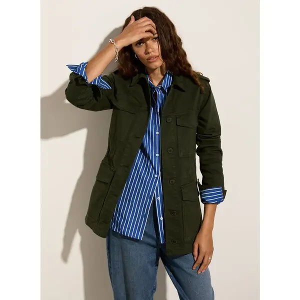 BAUKJEN Drake Organic Cotton Utility Jacket