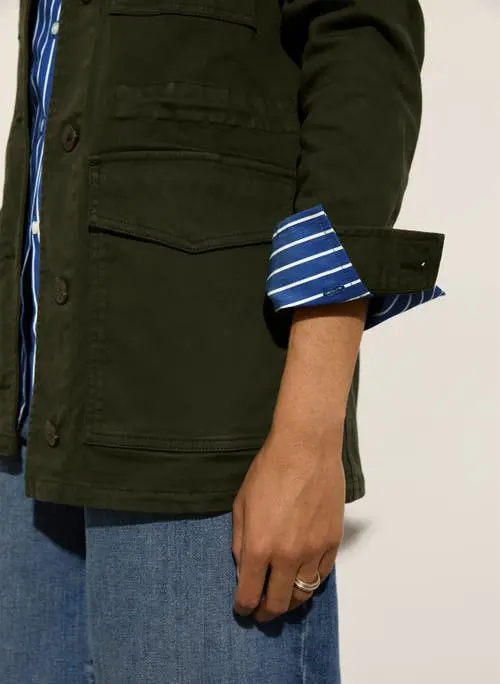 BAUKJEN Drake Organic Cotton Utility Jacket