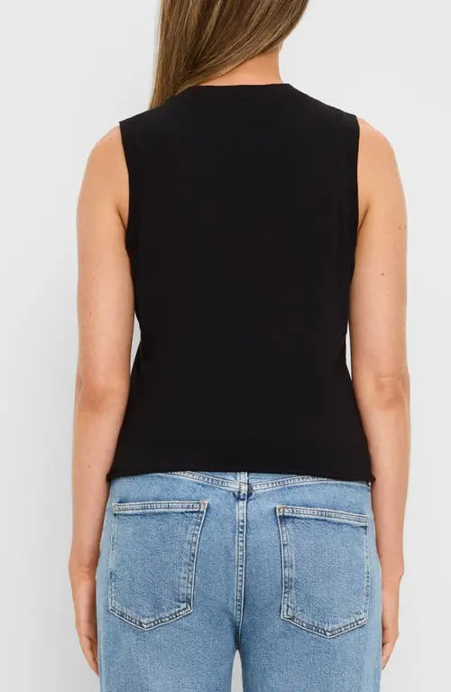 Michael Stars Junia Cotton Tank - Black