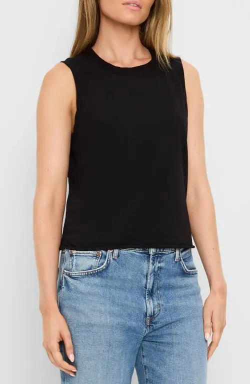 Michael Stars Junia Cotton Tank - Black