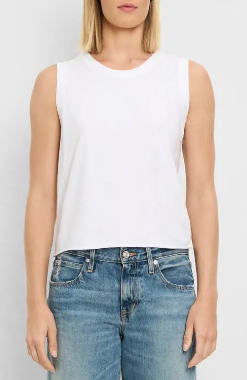 Michael Stars Junia Cotton Tank - White