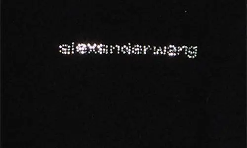 Alexander Wang Hotfix Logo Shrunken Cardigan