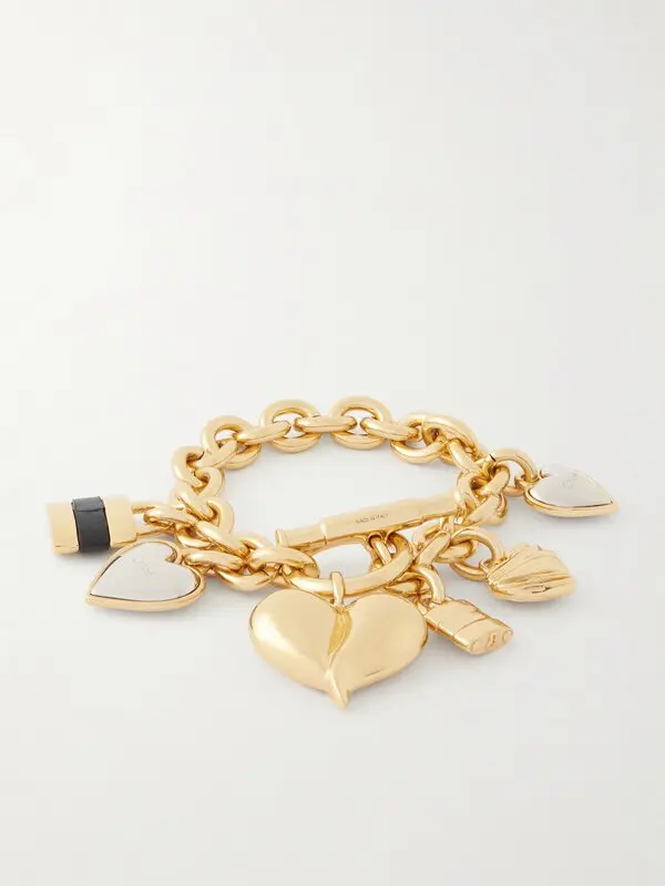 Chloé Logo-detailed Charm Bracelet - Gold