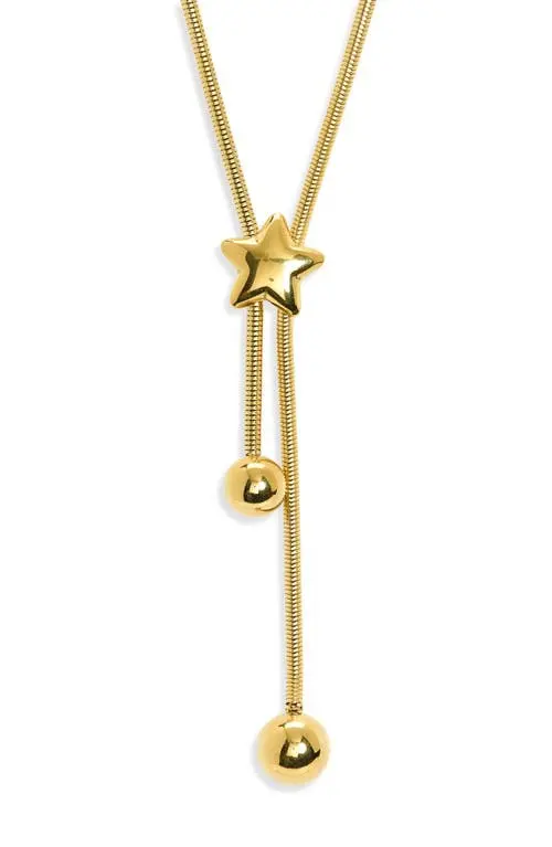 BRACHA Maven Star Pendant Lariat Bolo Necklace