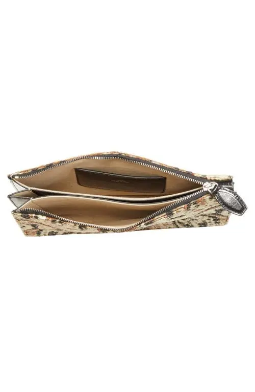 TOTEME Threefold Paisley Clutch