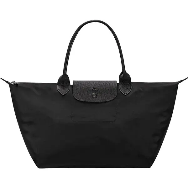 Longchamp Large Le Pliage One Shoulder Bag - Black