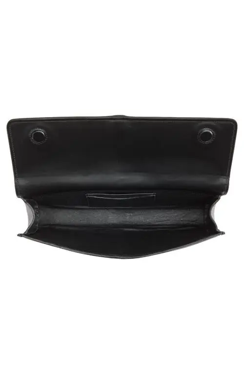 LIFFNER Belted Raffia Clutch