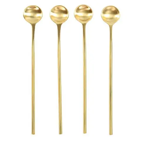 BE HOME Luxe Thin Long Spoonsset Of 4 - Gold