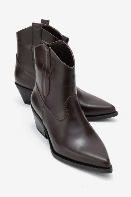 FOREVER & ALWAYS SHOES Elia Leather Western Boot
