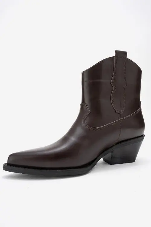 FOREVER & ALWAYS SHOES Elia Leather Western Boot